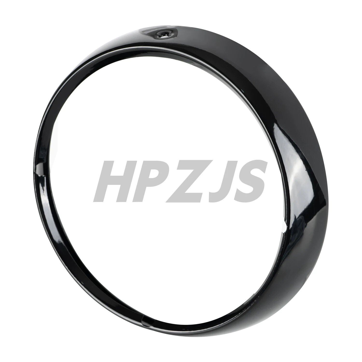 Черный/хромированный 7-дюймовый накладной кольцо для фар мотоцикла для Harley Touring Road Black