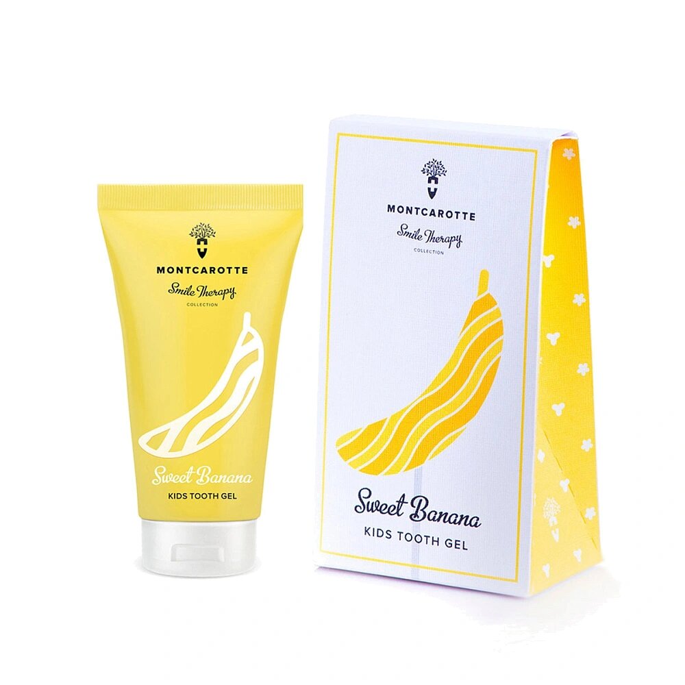 Зубной гель Montcarotte Kids Tooth Gel со вкусом банана, 30 мл