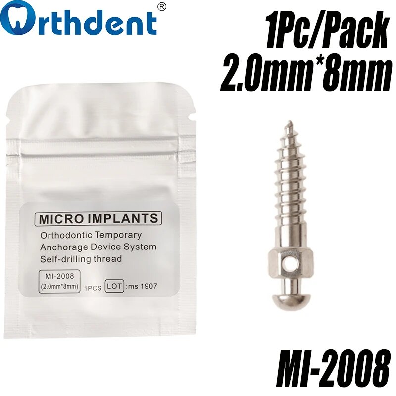 Orthdent мини-винт для зубного имплантата 2.0x8mm