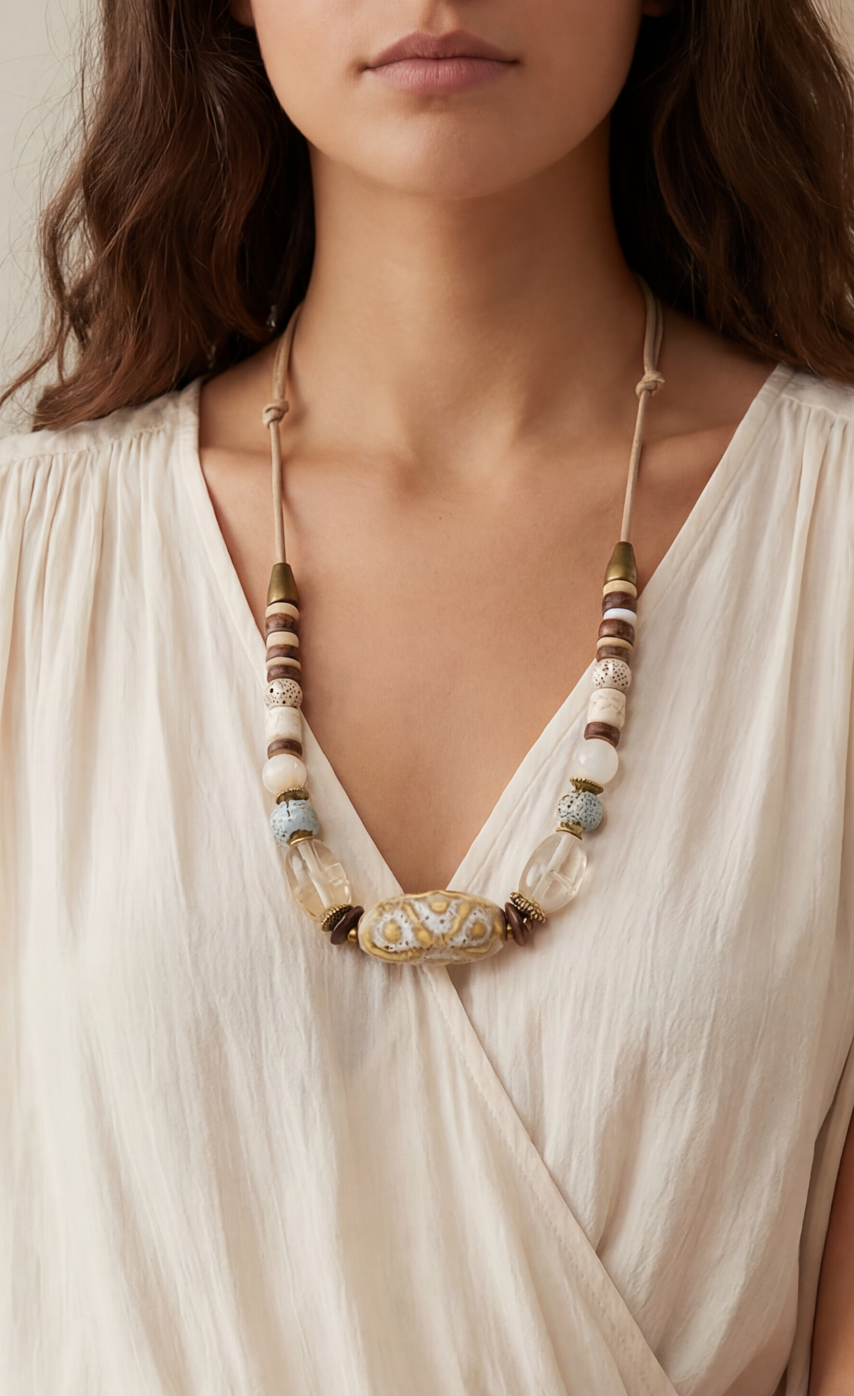 Славянский оберег, бусы, керамика