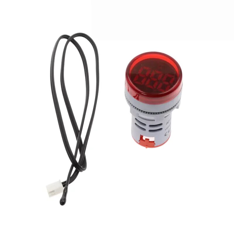 Красный цифровой термометр YeNiuDQ AD16-22DTM Round-Red