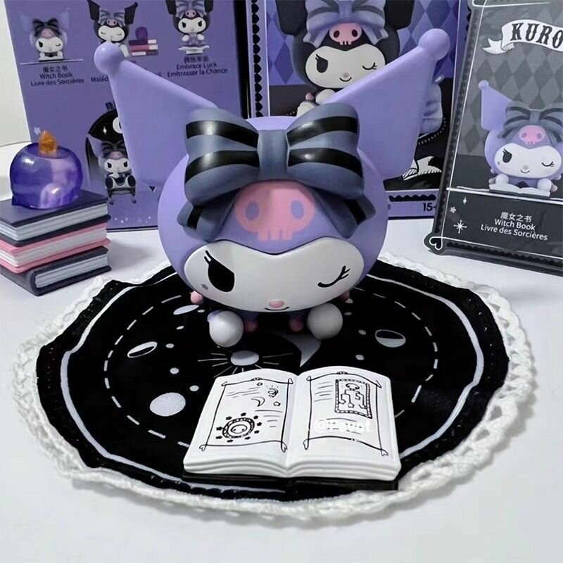 Фигурка Kuromi Lucky Astrology Series с книгой ведьмы (без подставки), 9 см высотой, очаровательный подарок для