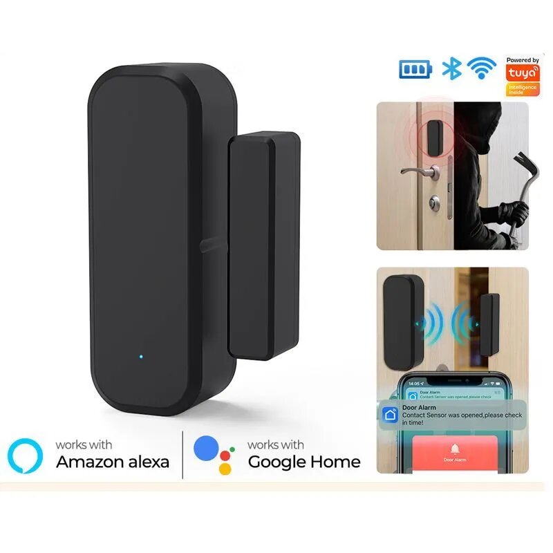 Умный датчик открытия дверей и окон Wi-Fi