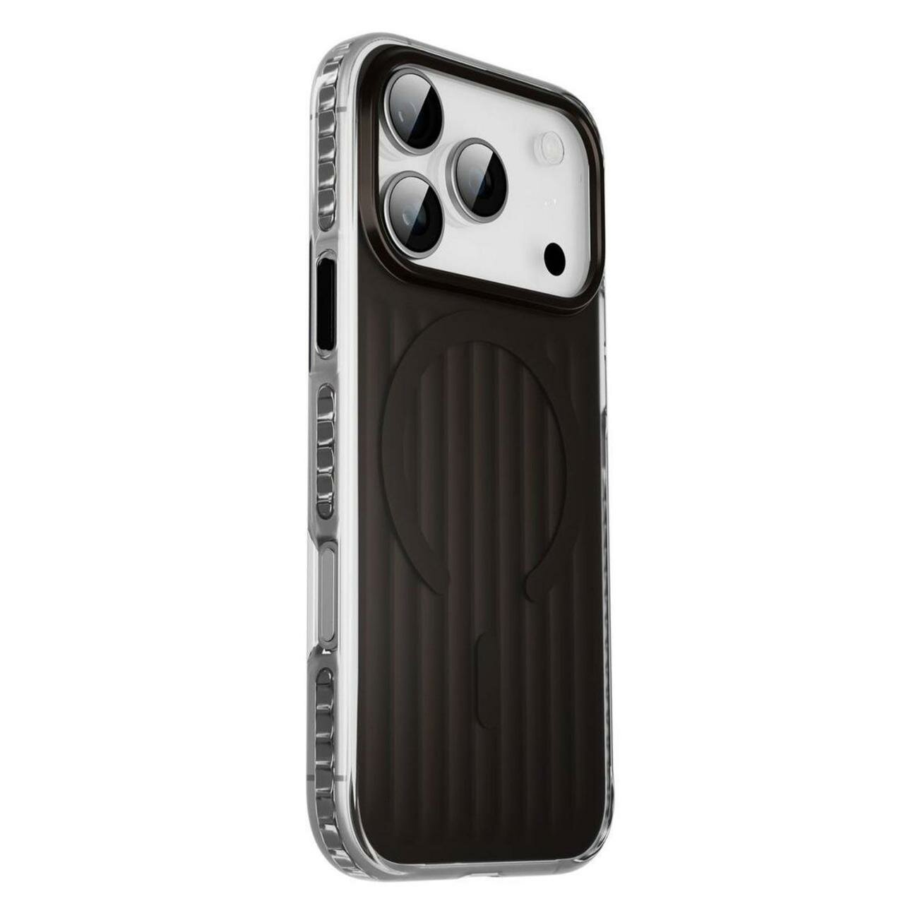 Чехол накладка для iPhone 17 Pro 6.3" Gurdini Ocean Case Metalic черный