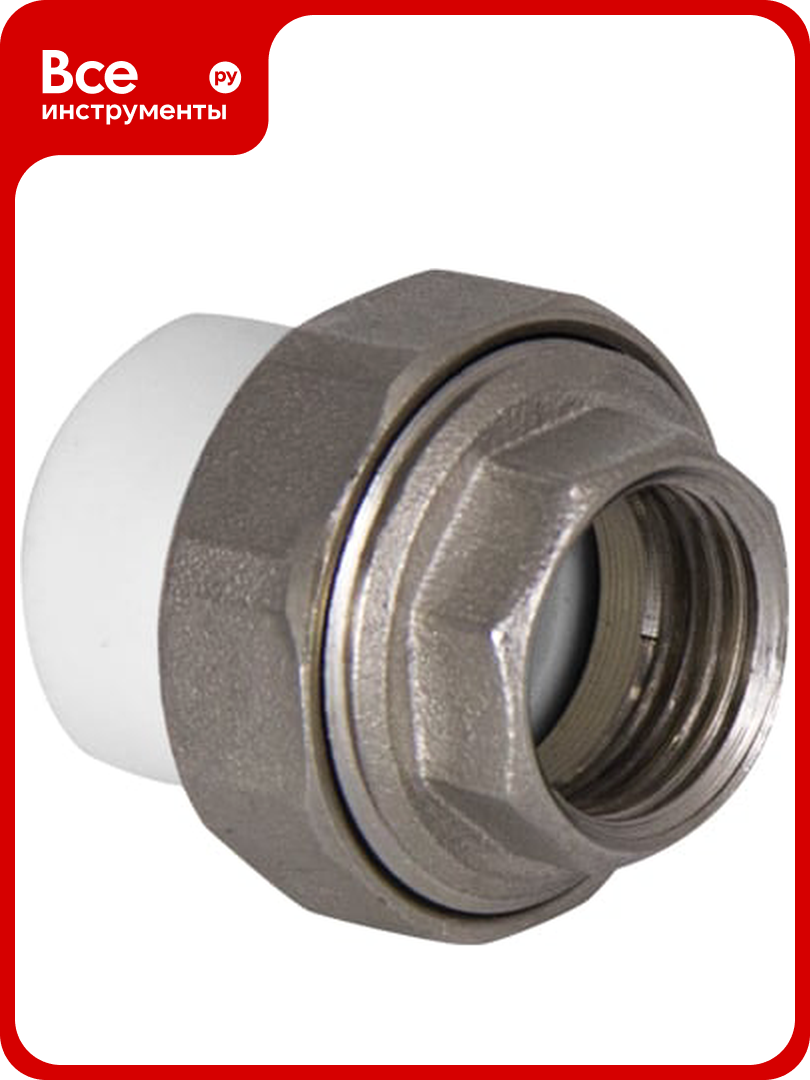 Комбинировання разъемная муфта TEBO PPR O-ring 25x1/2" ВР 015022017