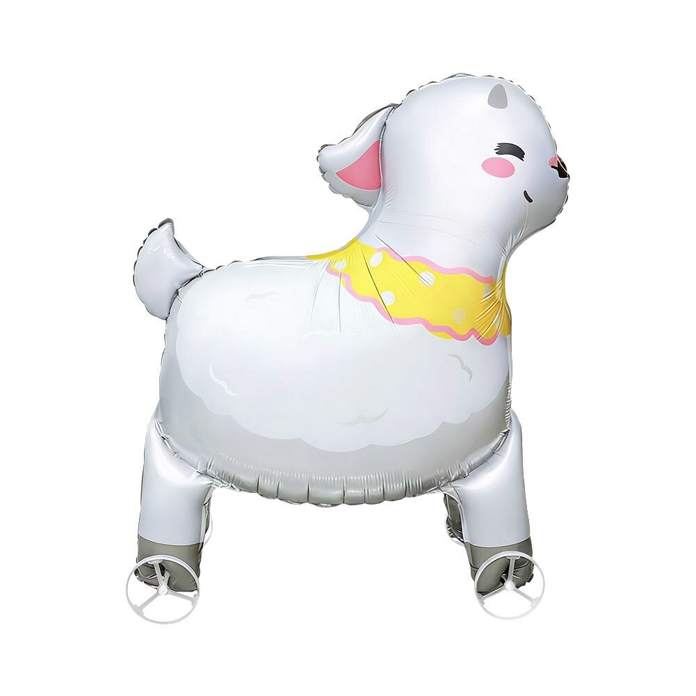 Гигантский воздушный шар в виде ходячих животных, высотой 79 см (31,5 дюйма), 4D, в форме кошки/собаки/тигра/слона, с веревочкой для натяжения и колесиками для игры без гелия, интерактивное украшение и игрушка для детской вечеринки (1 комплект).