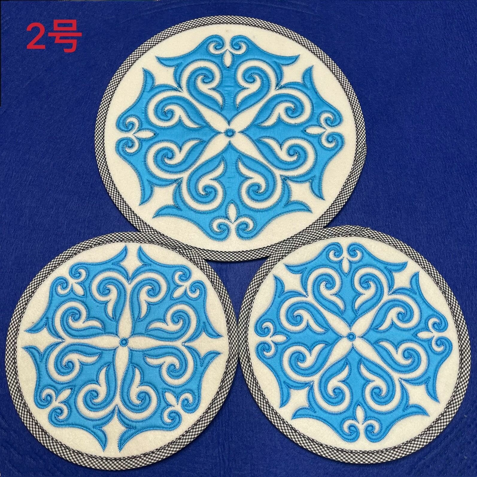 Изысканный этнический стиль, лазерная резка, вышитый круглый коврик для обеденного стола, термоизоляционный коврик