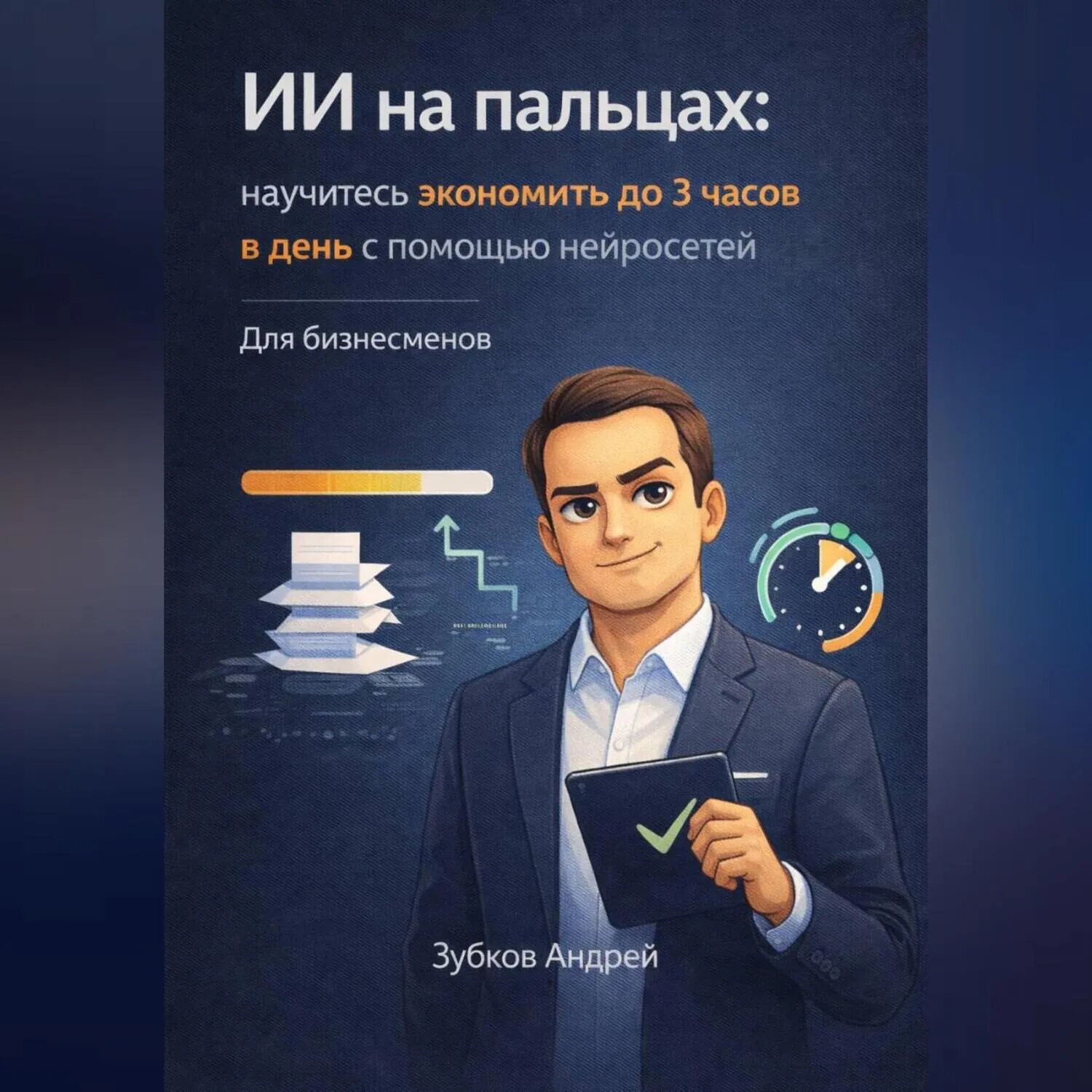 ИИ на пальцах: научитесь экономить до 3 часов в день с помощью нейросетей. Для бизнесменов [Аудиокнига]