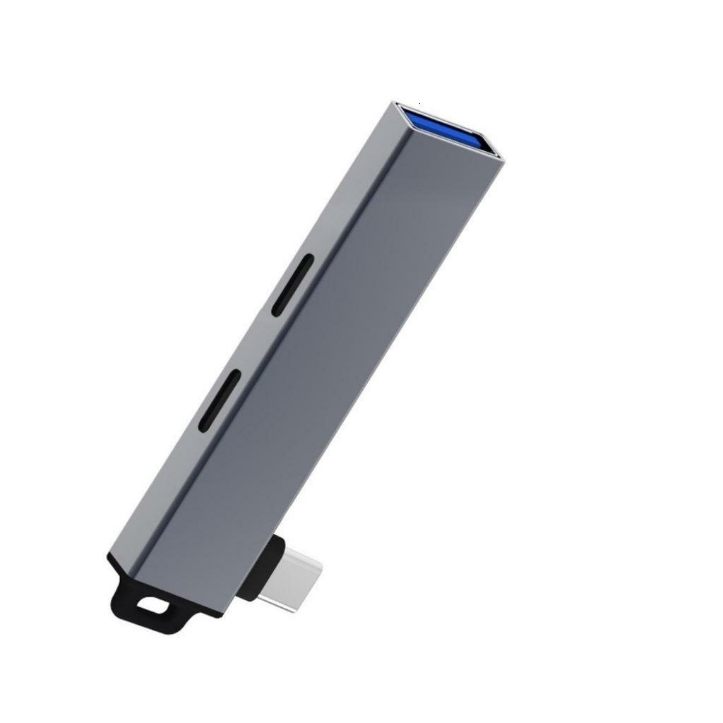 Многофункциональный USB-C хаб, Серый