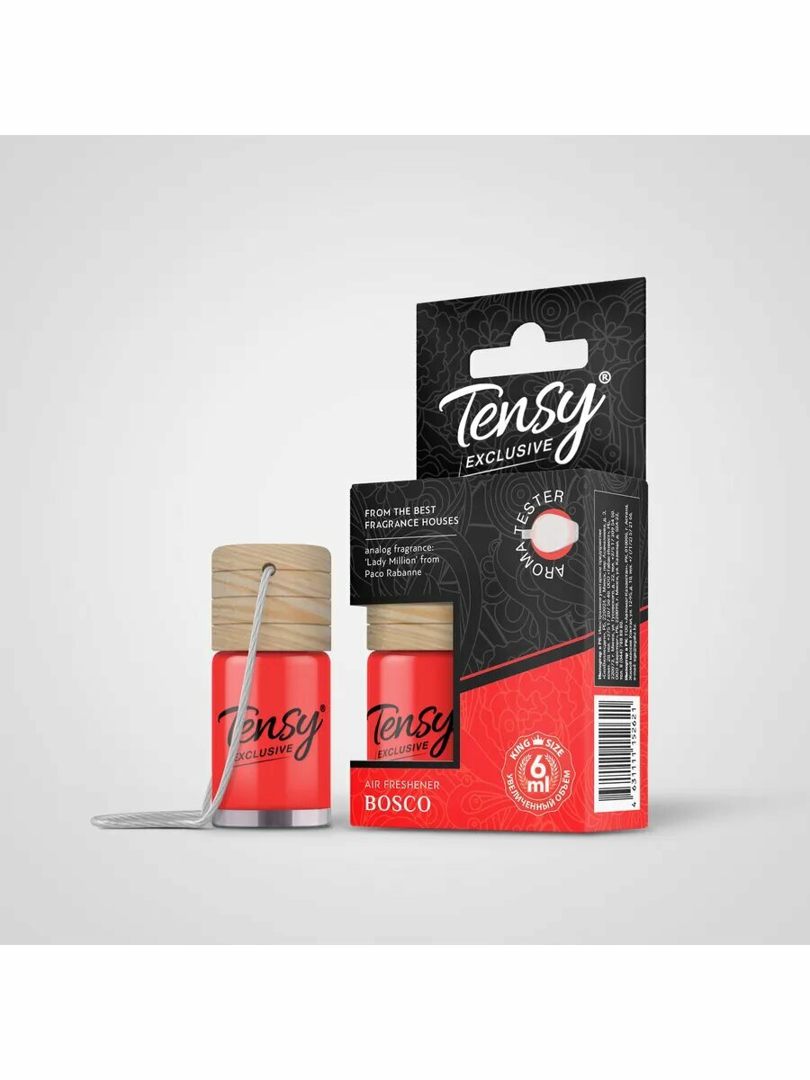 Освежитель (ароматизатор) подвесной жидкий бочонок Tensy эксклюзив Dolce 6мл TENSY арт. TB28 - высокое качество