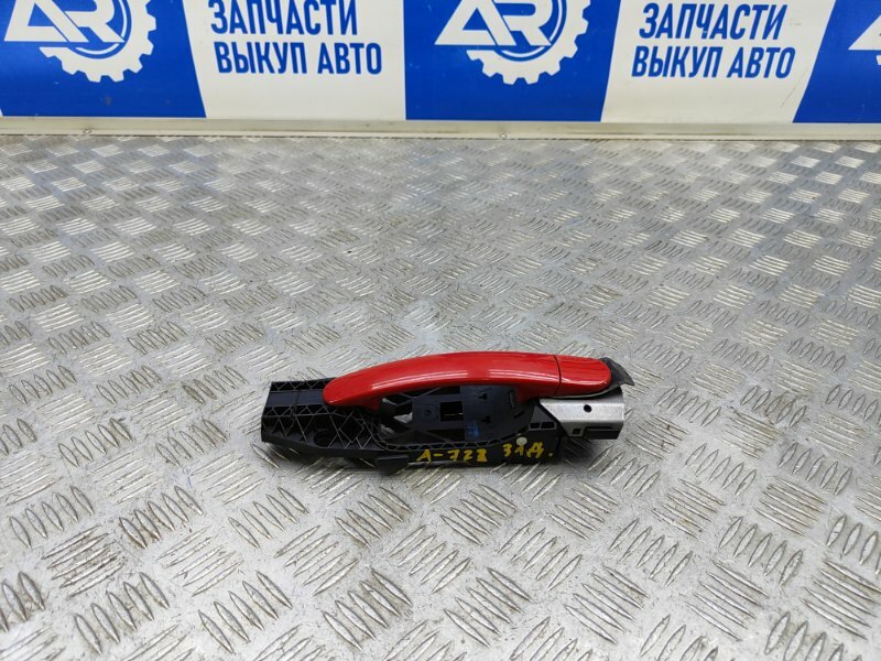 Б/У Ручка двери задней наружная левая Skoda Fabia 2 MK2 / Шкода Фабия 2 MK2 1.4 CGG 86 Л.С 2010