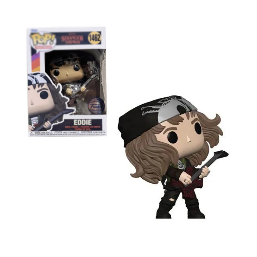 Funko POP Stranger Things Eddie с гитарой Черный, with box