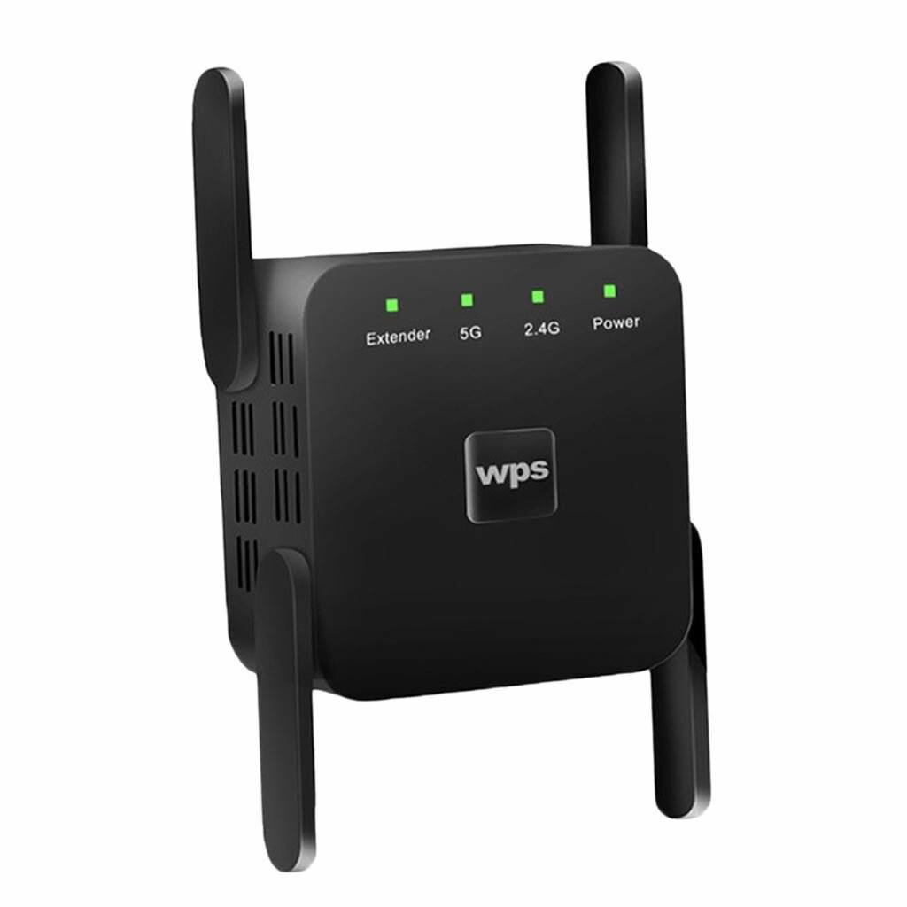 Усилитель Wi-Fi сигнала 1200 Мбит/с, двухдиапазонный 2.4 ГГц и 5 ГГц, 4 антенны, усилитель беспроводной сети, штекер США