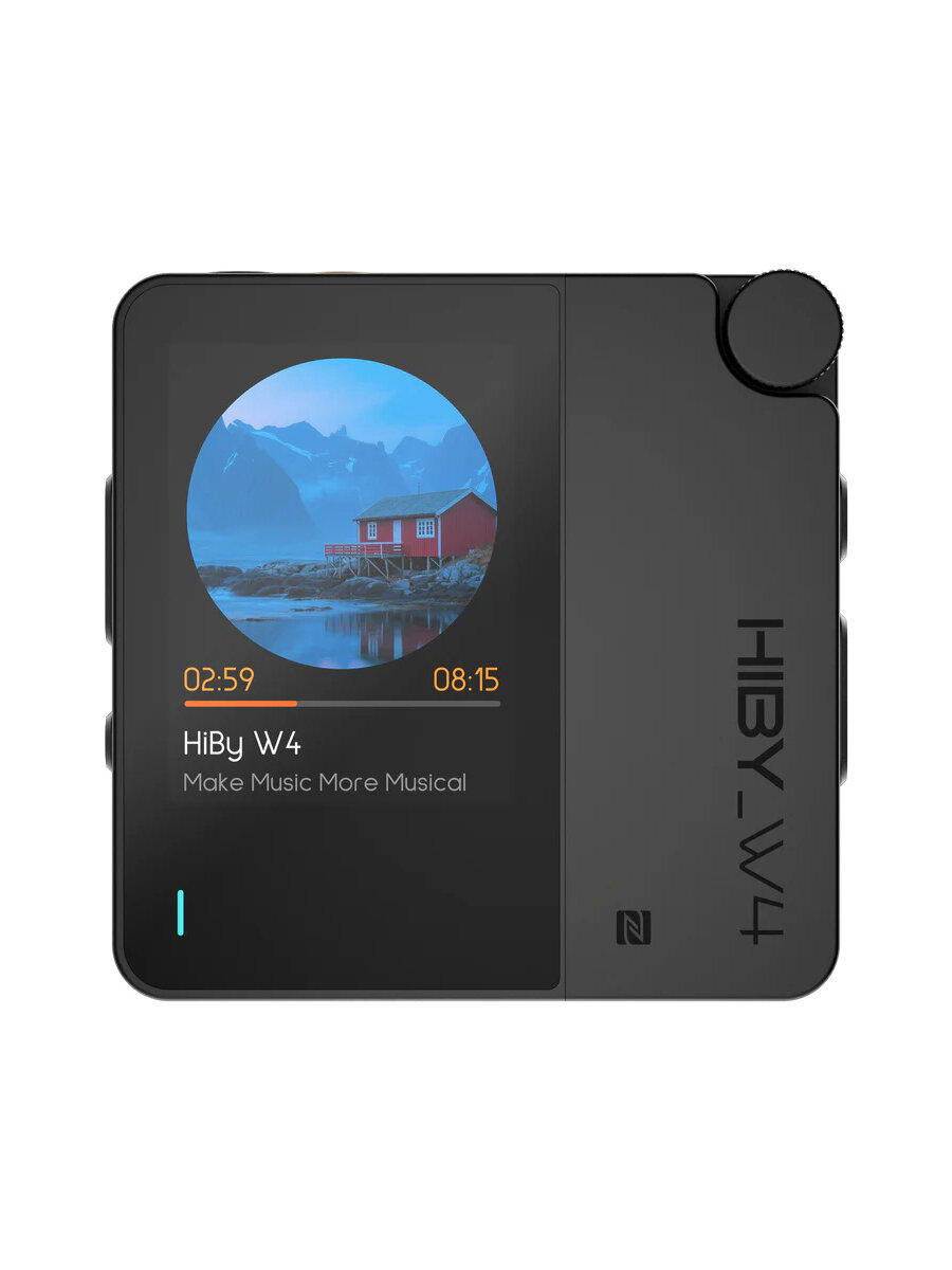 Hiby W4, черный, портативный усилитель для наушников и ЦАП