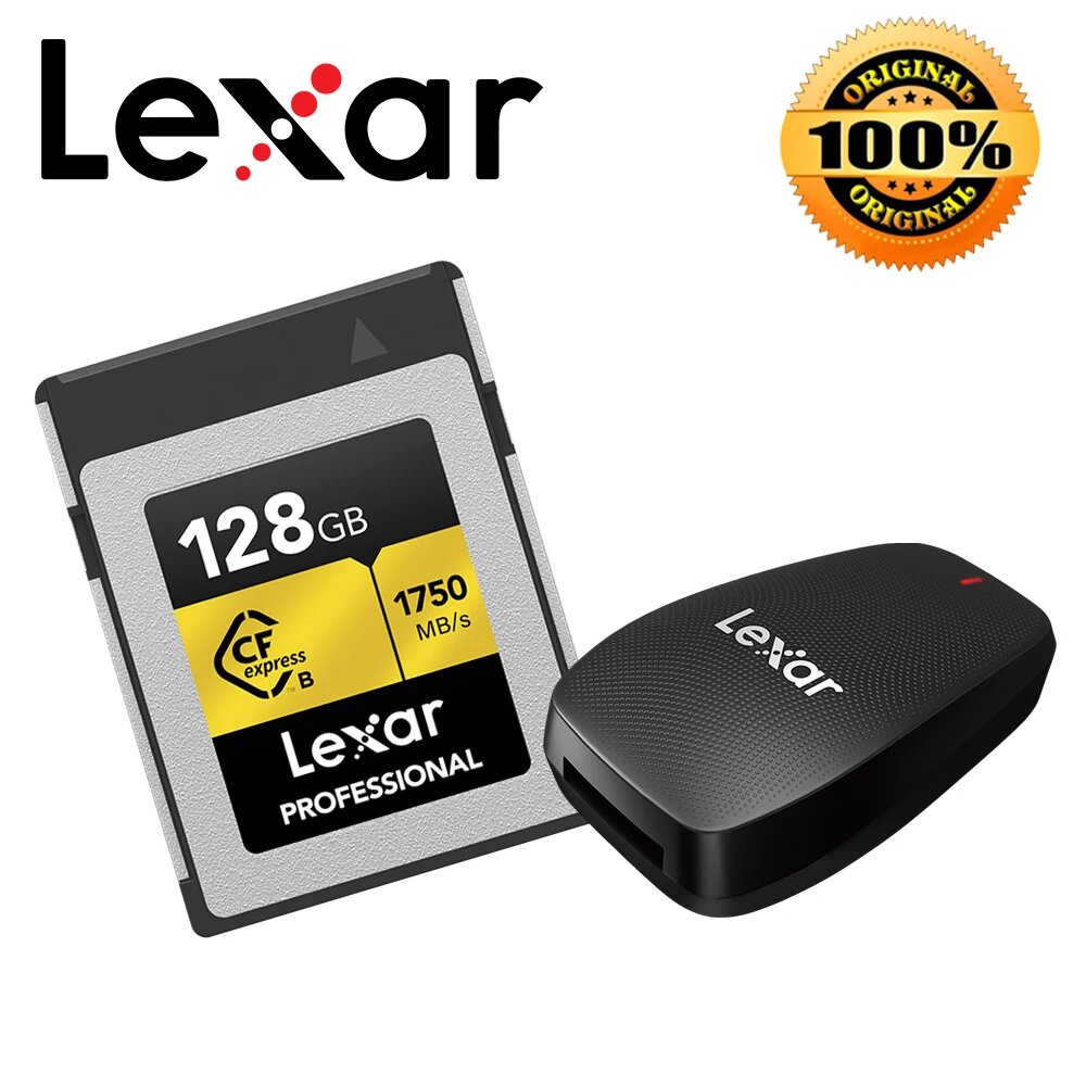 Lexar Professional 128 ГБ CFexpress Type B Card 256 ГБ GOLD Series 512 ГБ Карта памяти 1 ТБ для цифровой зеркальной камеры RAW 4K/8K