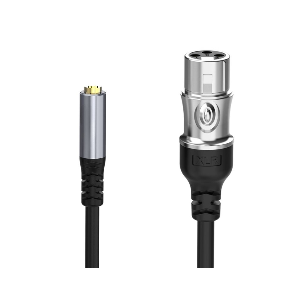 Переходник-адаптер аудио XLR (F) – Jack 3.5 (F) Premium 0.2 метра S1308