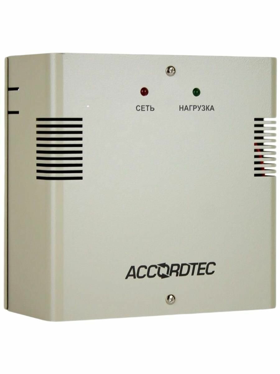 Резервированный источник питания ACCORDTEC ББП-40 12В 4А для охранно-пожарной сигнализации