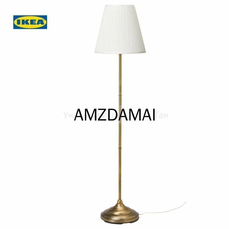 Ретро-торшер IKEA ARSTID латунь 60Вт