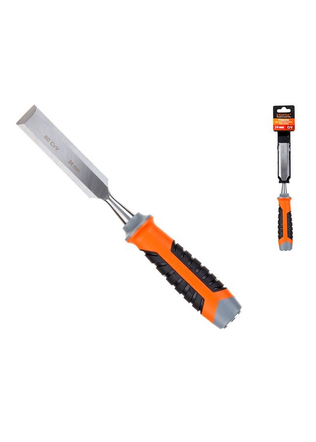 Стамеска STARTUL PROFI ST4075-24, хромованадиевое лезвие, 24 мм