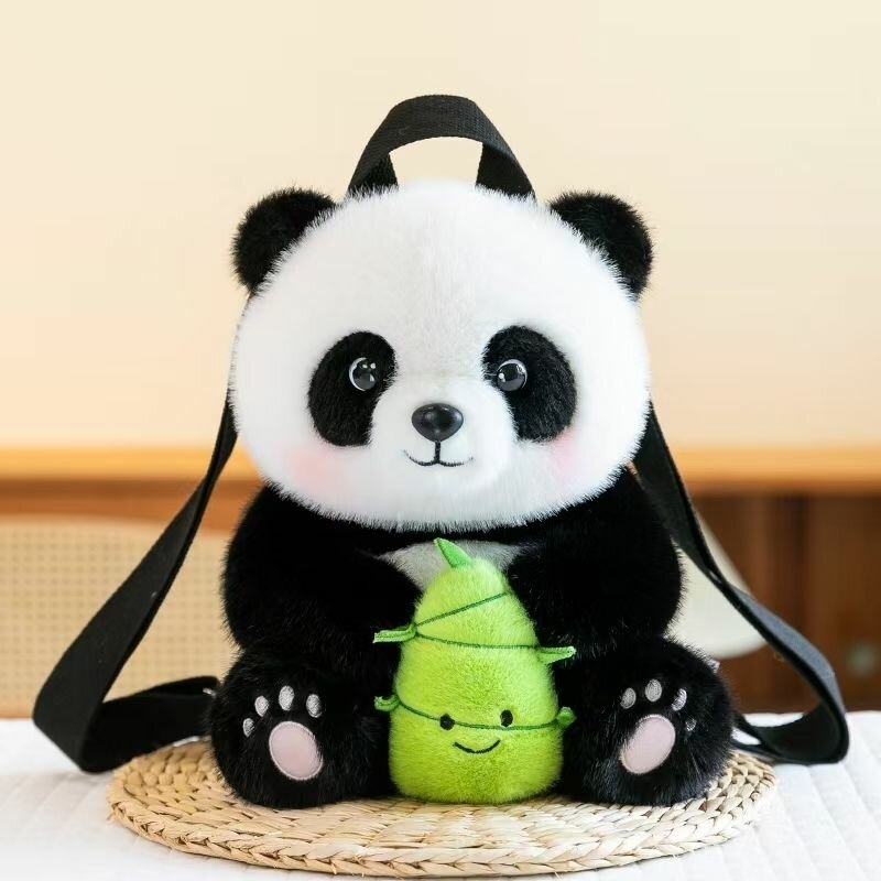 Оригинальный рюкзак HuaHua Panda для детей и взрослых, такой же, как сувенирная сумка с изображением панды из парка панд в Сычуани, идеально подходит для подарка друзьям.