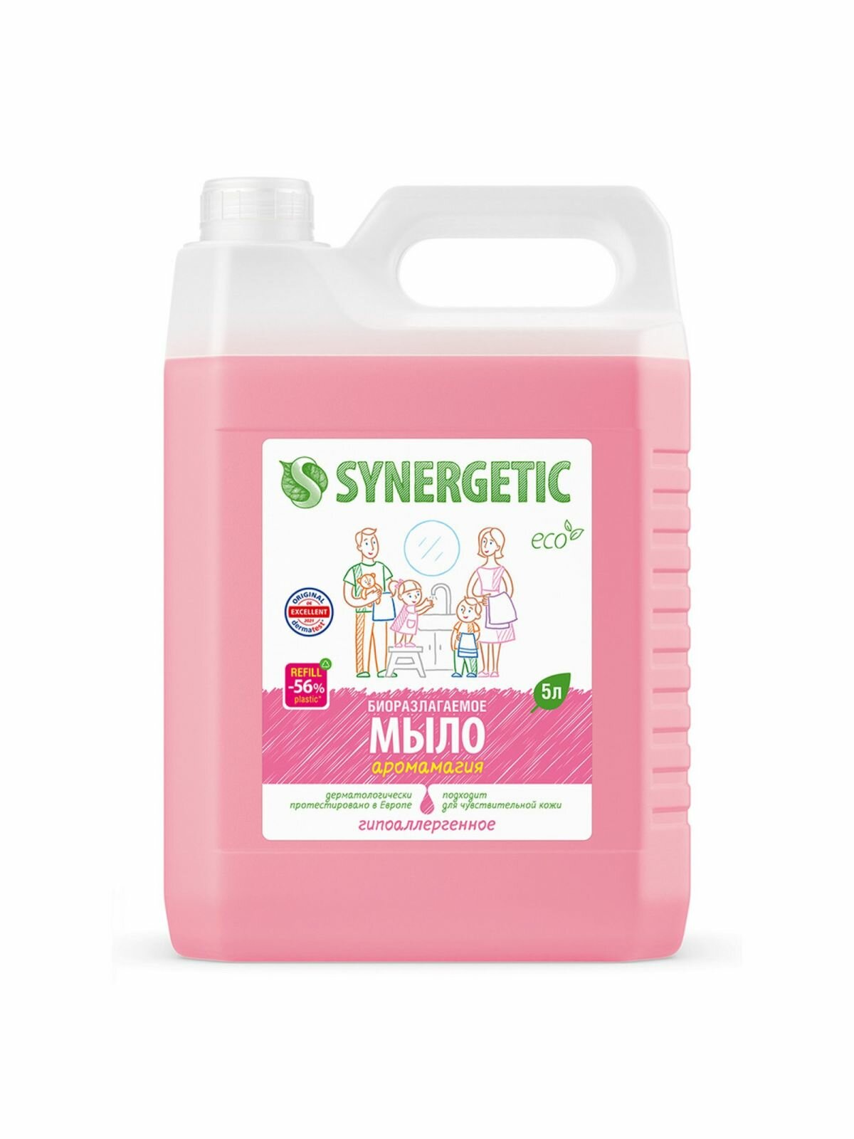 Мыло жидкое Synergetic Аромамагия, канистра, 5 л (4623722341327)