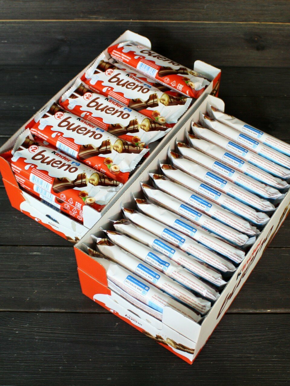 60 батончиков Киндер Буэно