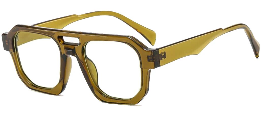 Мужские очки для чтения Glocco C7 green clear +275