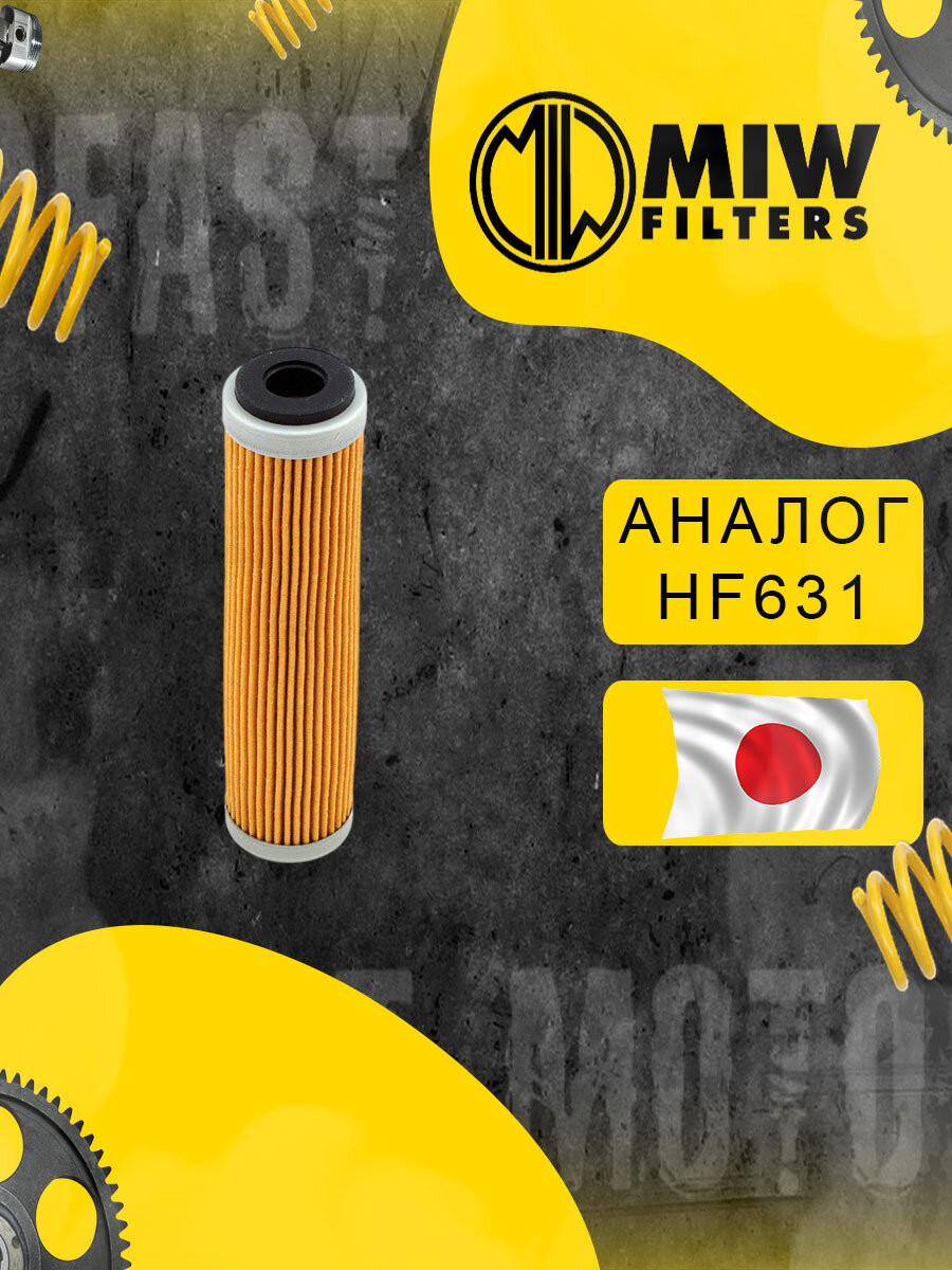 Масляный фильтр MIW BT13001 (аналог HF631)