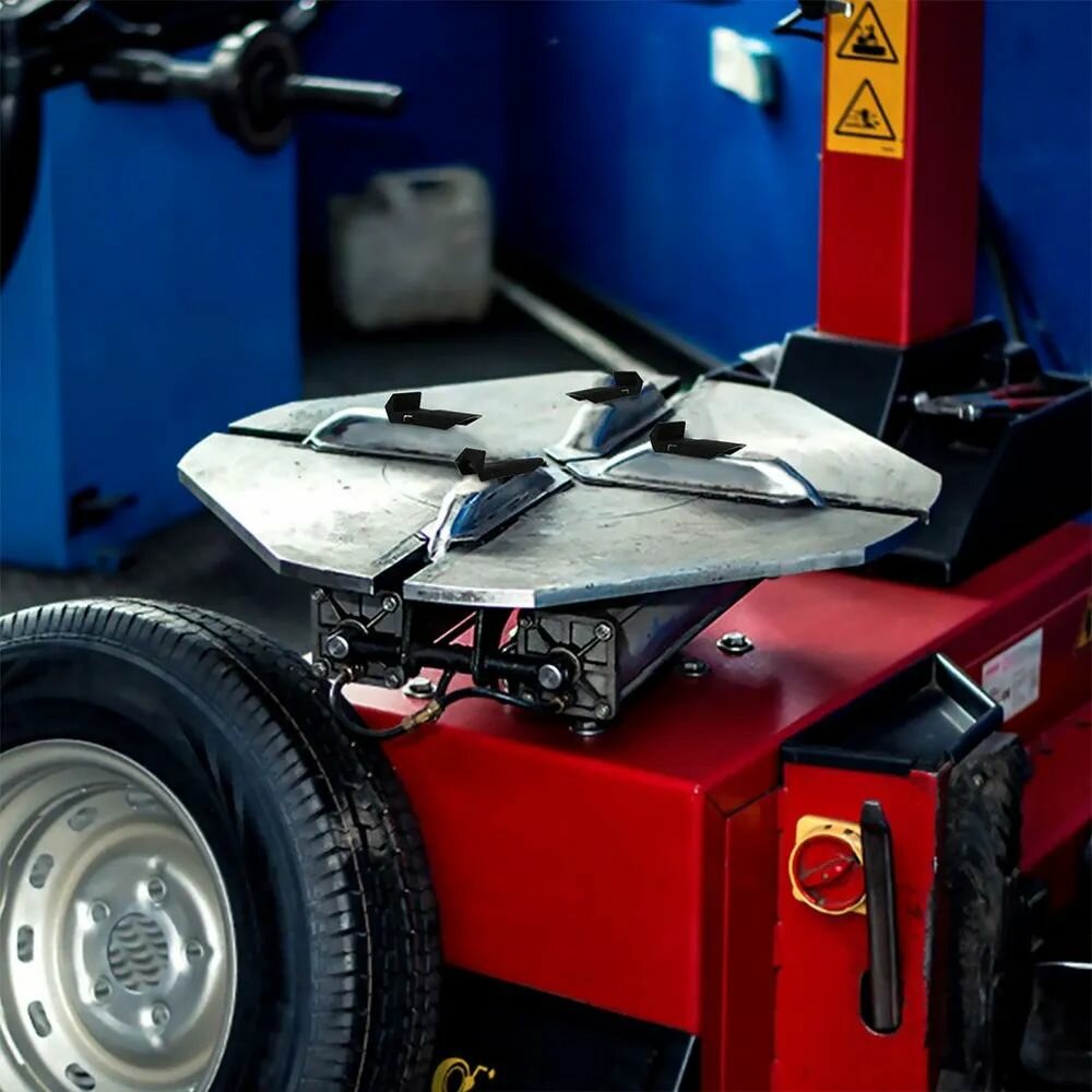 Защитные накладки для лап шиномонтажного станка черного цвета из пластика и нейлона для защиты колесных дисков