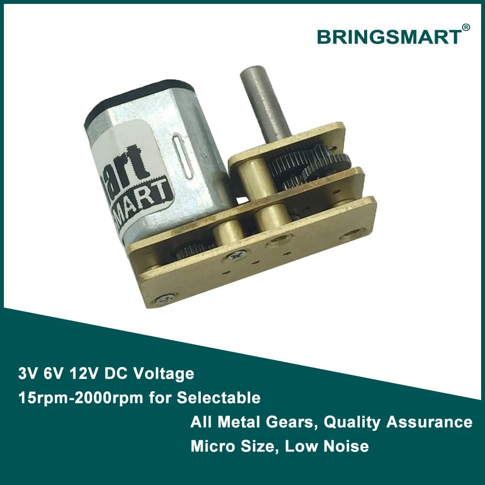 Двигатель постоянного тока Bringsmart JGA1024-N20, 6В, 30rpm