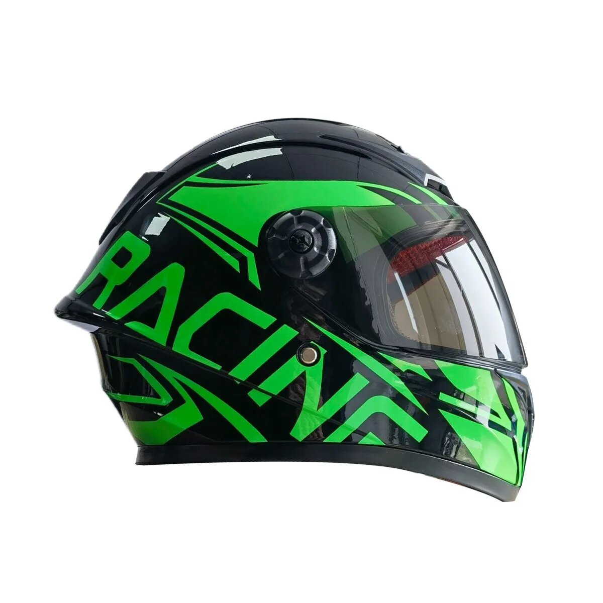 Детский картинг, мотоциклетный шлем, защитный полнолицевой шлем, полный шлем для горного L, Green
