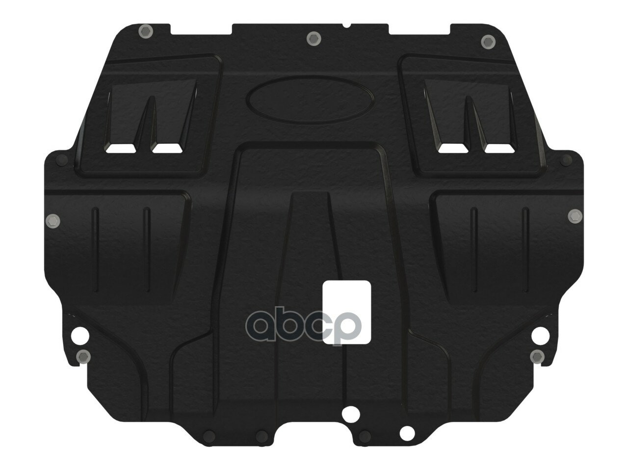 Защита картера двигателя, КПП (1,8 мм, сталь) для JAC JS3 2023- (V = 1.6 MT; 1.6 CVT) SHERIFF арт. 28.6204 V2