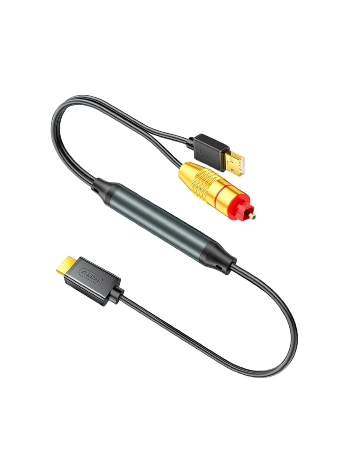 Аудиокабель HDMI RCA к волоконно-оптическому кабелю