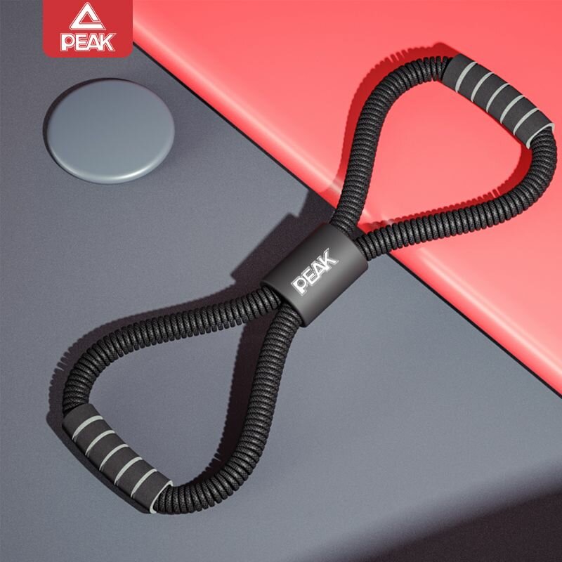 Эспандер для груди с эластичным тросом [Peak], тренажер для домашнего использования, тренажер для мышц груди, упражнения для плеч и спины, эластичный трос для укрепления мышц рук.