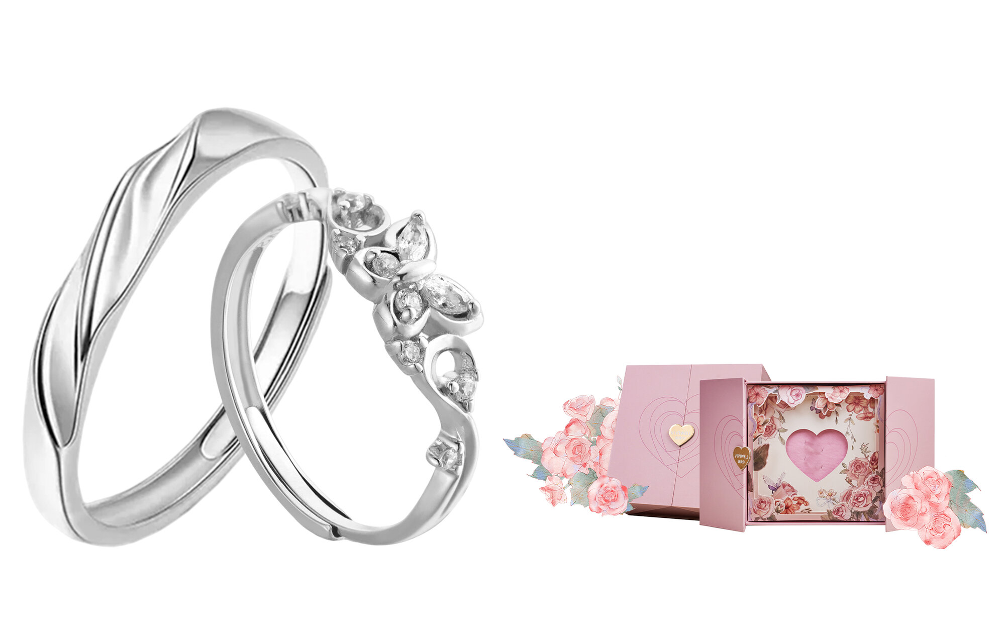 Кольцо, Swarovski Zirconia