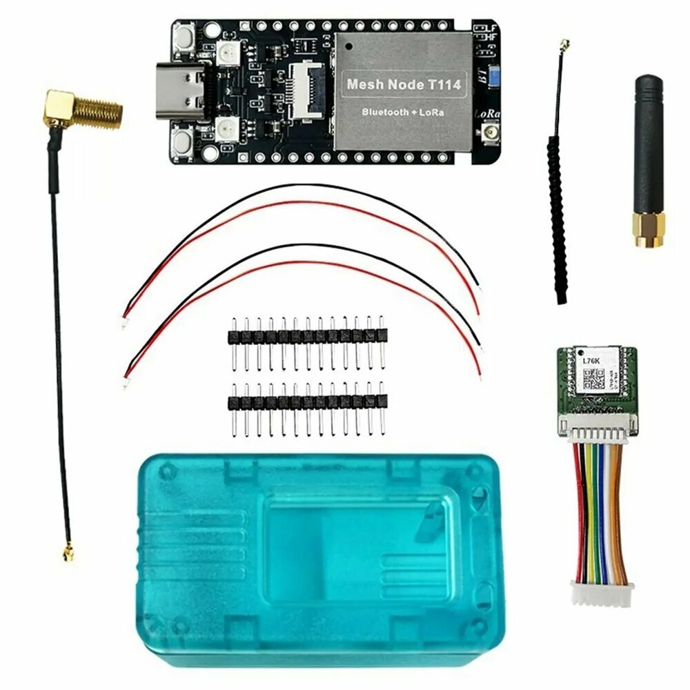 Mesh Node T114 Meshtastic Tracker NRF52840 SX1262 LoRaWAN 470 510 МГц_кабель