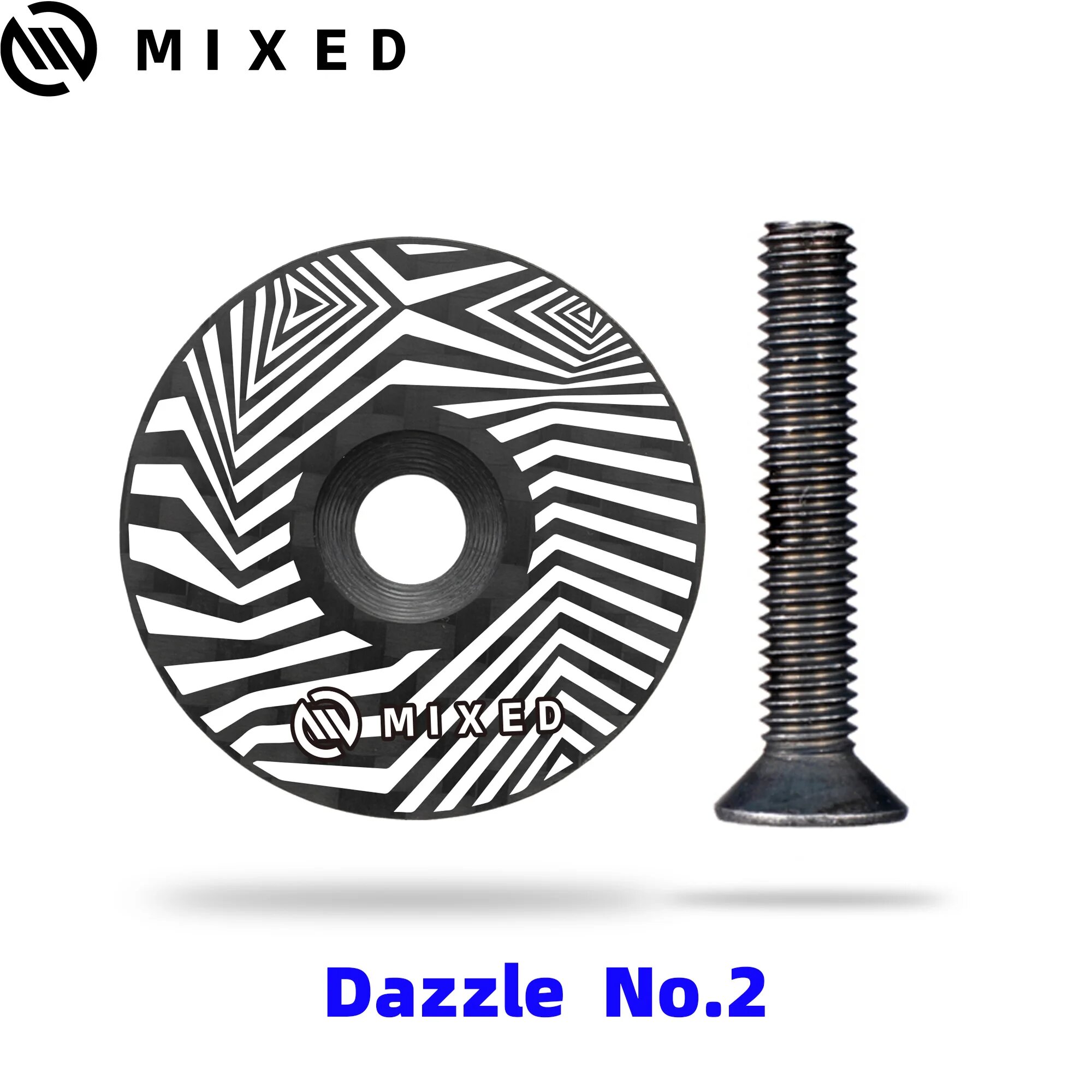 Крышка выноса руля из углеродного волокна для велосипеда Черный, No.2