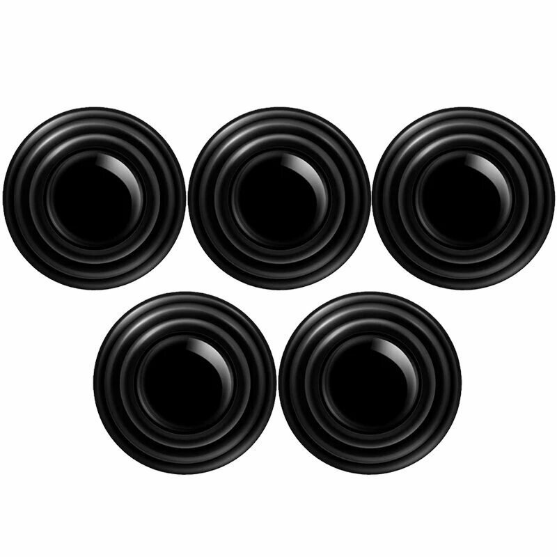 Черные противоударные накладки на дверь авто, 5PCS-No logo