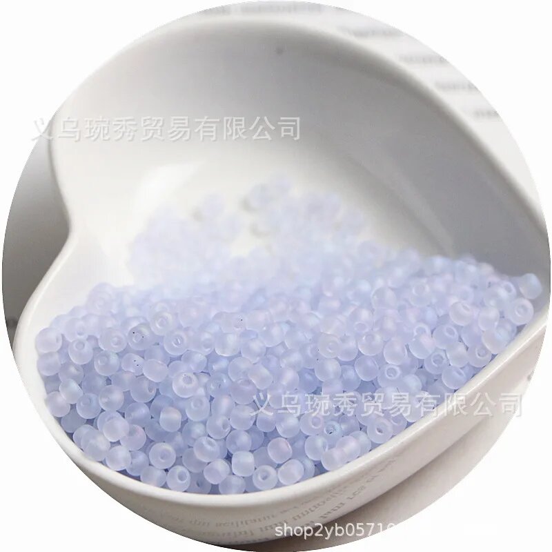 Матовые микроцветные стеклянные рисовые бусины 3/4 мм, 10 г 2mm 10g 660pcs, M172