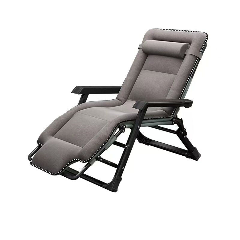 Лежачая стул-кресло складное для дневного сна, раскладная кровать для отдыха, кресло-пуф с регулируемым спинкой, складной стул для дома, портативный стул для отдыха