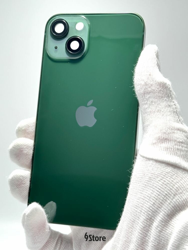 Корпус для Iphone 13 Зеленый OR в сборе / Крышка Айфон 13 Зелёная в сборе с рамкой