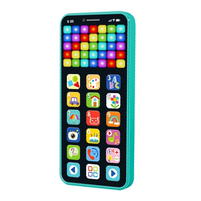 YPHONE 2603D Образовательный английский игровой телефон с экраном голубого цвета