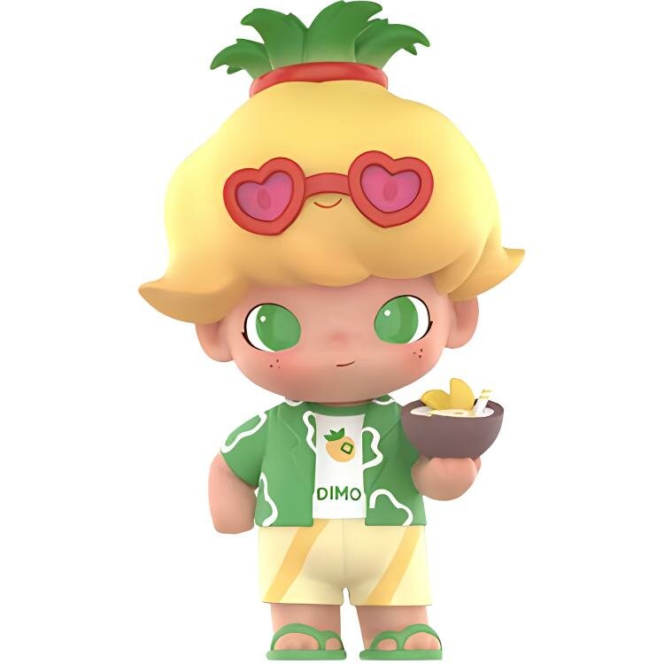 Фигурка унисекс POP MART DIMOO Coconut Pineapple, 7.5 см, yellow