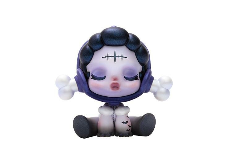 Коллекционные фигурки унисекс POP MART SKULLPANDA Джунгли Замок, Confirmed-Ghost (Open)