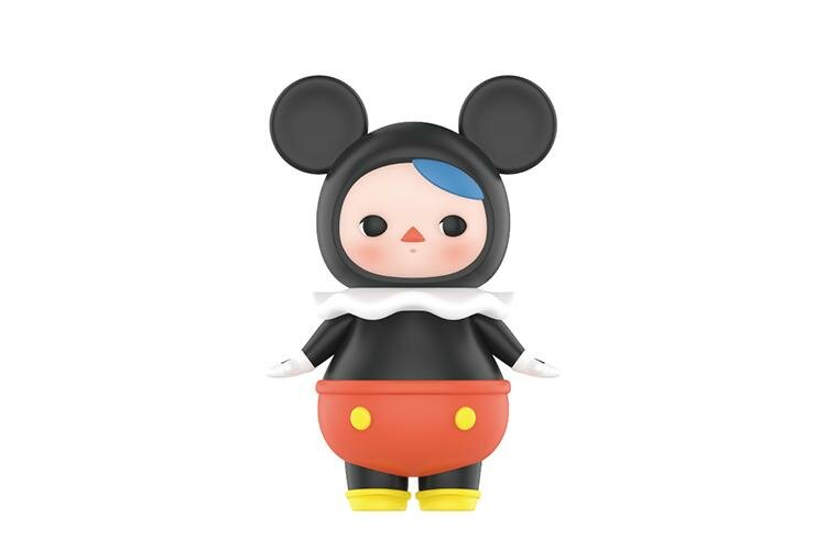 POP MART Pucky Коллекция Семьи Микки Мауса Мистические боксы, Single Blind Box