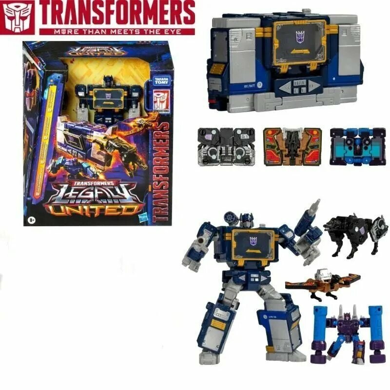 Трансформеры игрушки Hasbro Transformers: Legacy United Leader Class G1 Universe Soundwave 17.5cm F9188