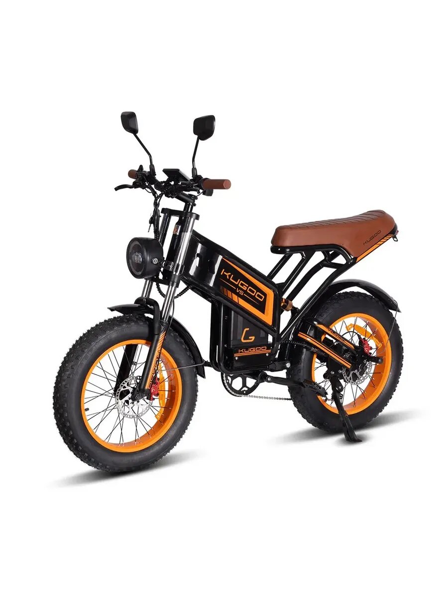 Электровелосипед Kugoo Kirin V5, 750Вт, 48В/20Ah, фэтбайк, черный