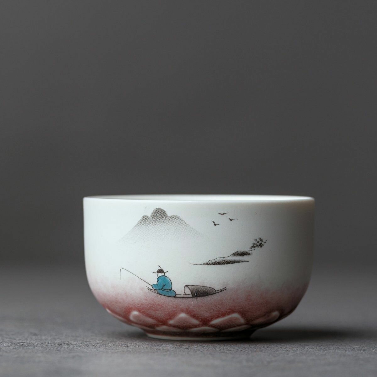 Пиала "Не клюет", керамика и глазурь, 100 мл