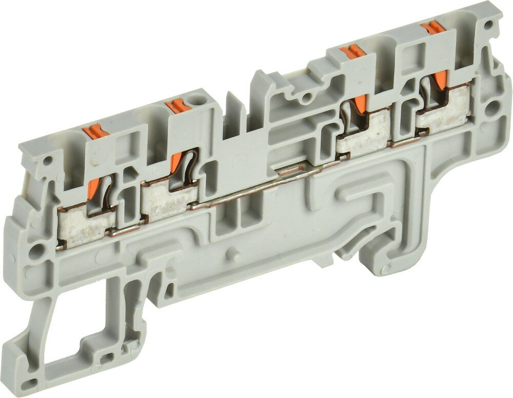 Колодка клеммная push-in CP-MC 4 вывода 1,5мм2 серая ARMAFIX IEK