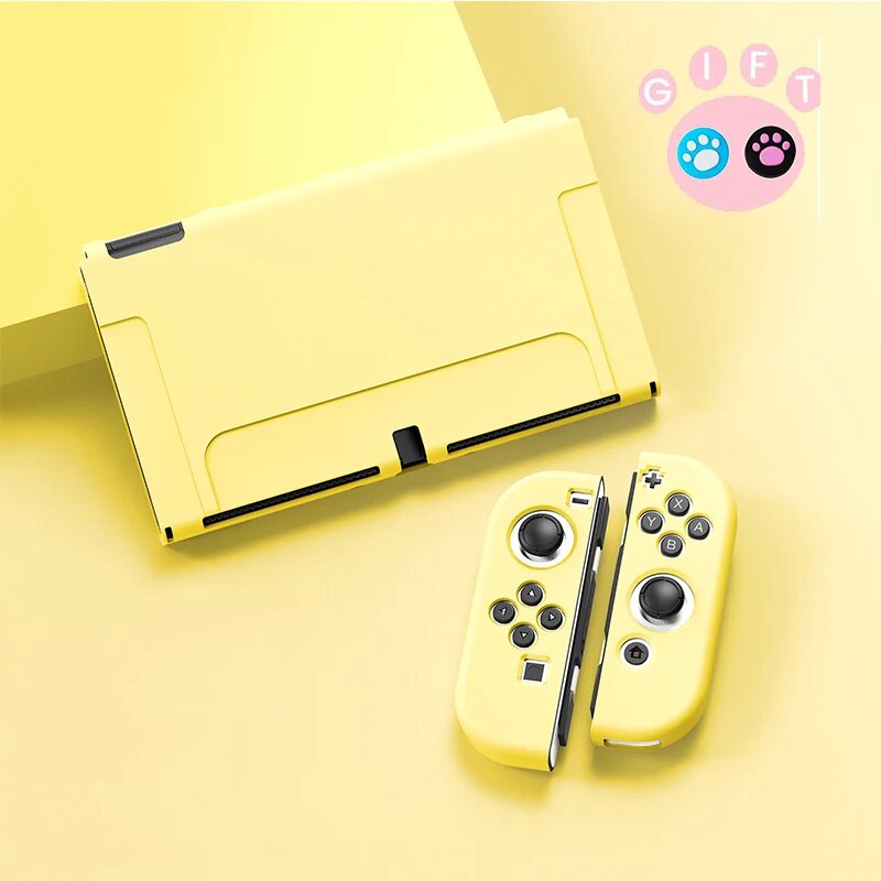Желтый чехол для Nintendo Switch OLED